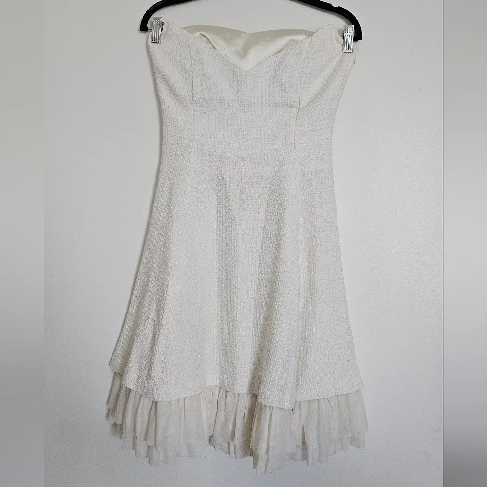 Jesus Diamante | Dresses | Jesus Diamante Hime Gyaru White Strapless ...